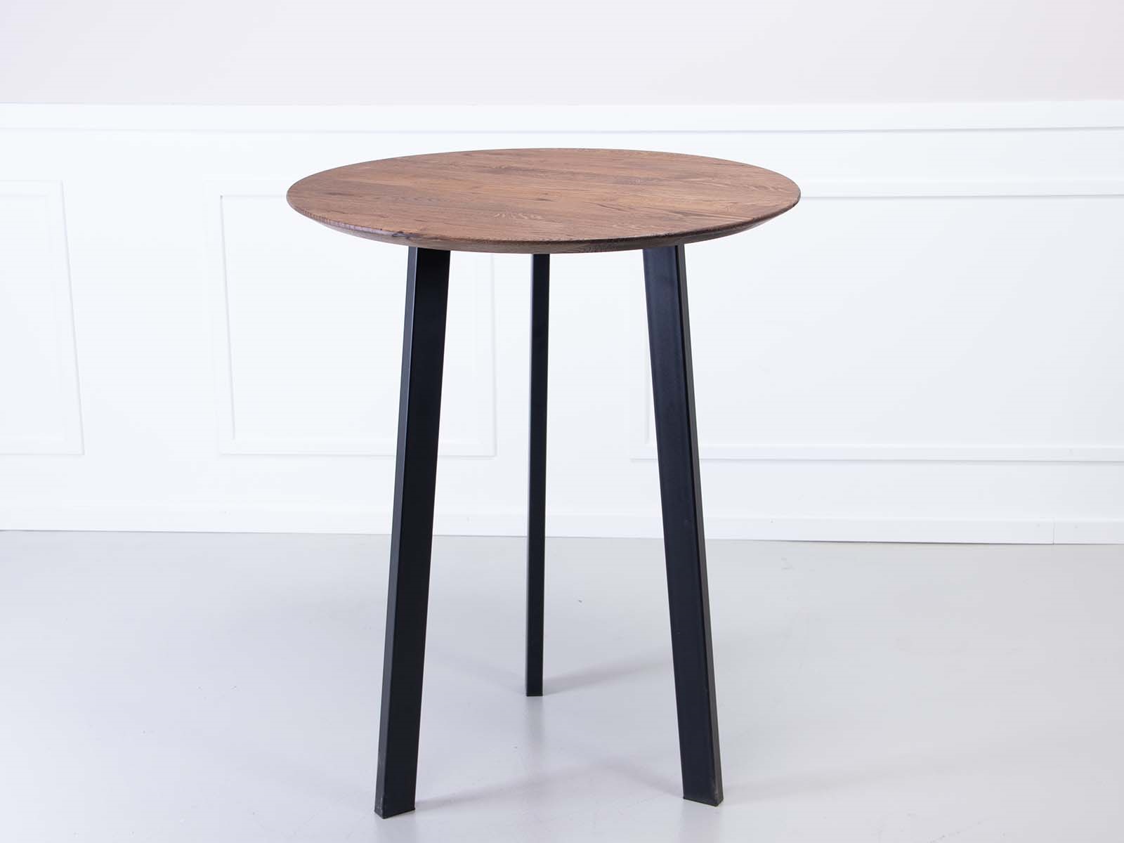 Cafébord Ø80 i massiv eg – til restaurant, café & bar